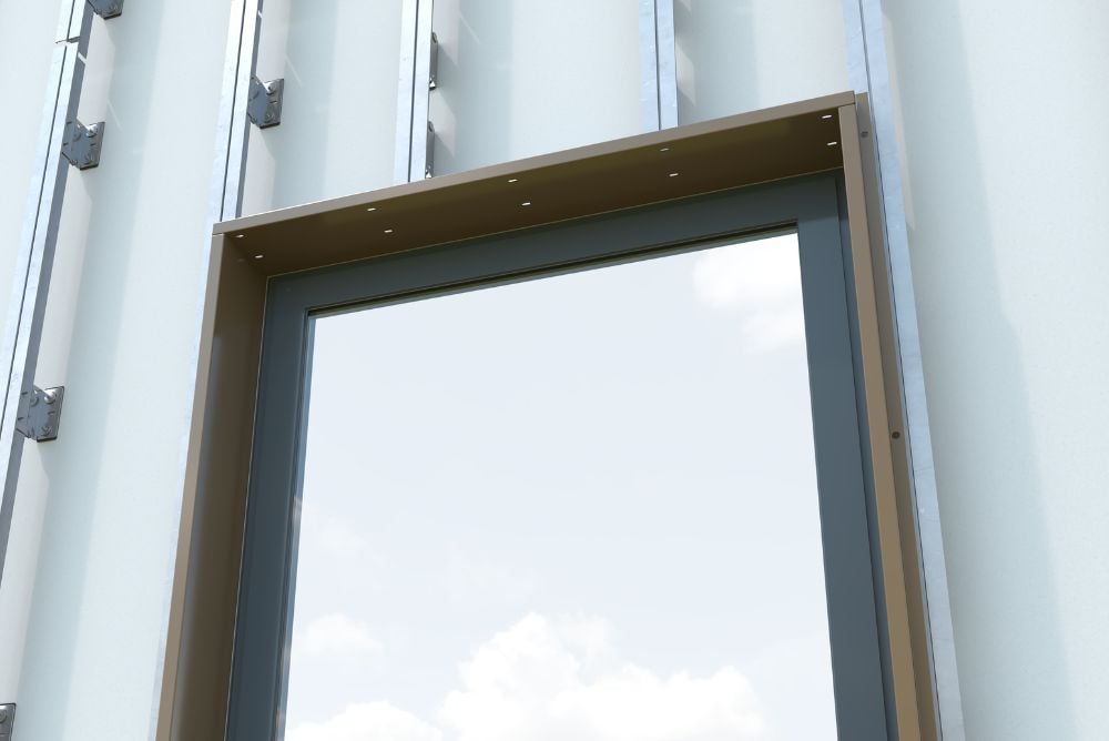 eClips HL Rainscreen cladding support system - Maple